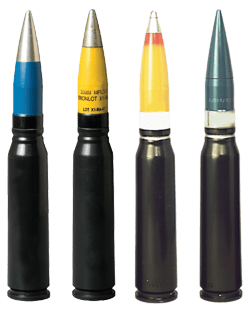 30mmx173 Ammunition Suite For MK44 Cannon